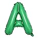 Amazon.com: 16 inch Green Alphabet Letter and Number Balloons Set ...