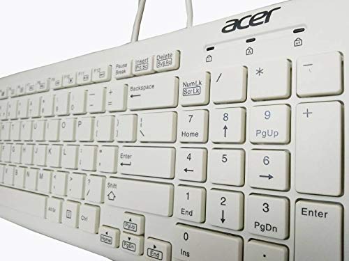 Amazon.in: Buy Acer USB Desktop Keyboard (White) Online at Low Prices ...