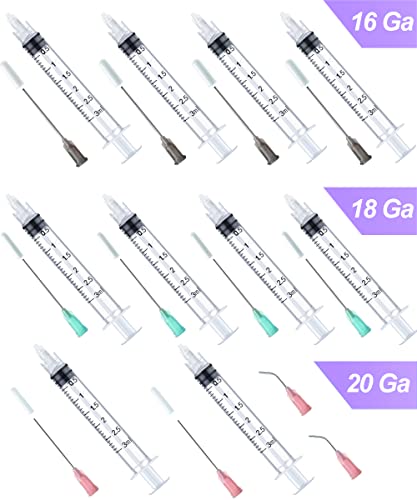 Snapklik.com : Glue Syringe For Woodworking, 3ml Blunt Tip Injection ...