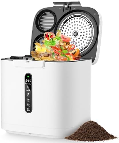 Amazon.com : 4L Larger Capacity Electric Kitchen Composter,Smart ...