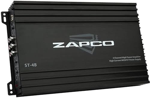 Zapco ST-4B 4 Channels Class AB Amplifier, Black : Amazon.com.mx ...