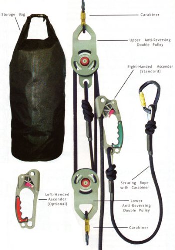 MSA 10101135 SuretyMan Rescue Utility System, 800 pies de longitud ...