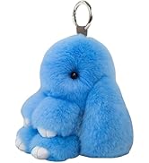 Amazon.com: Bunny Keychain with Tin & Bag Cute Soft Plush Rabbit ...