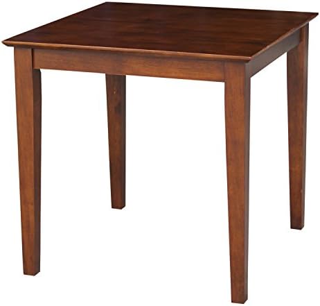 Amazon.com - International Concepts Solid Wood Dining Table with Shaker ...