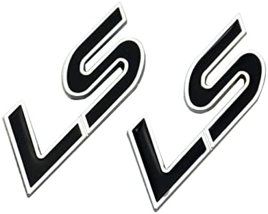 Amazon.com: 2X LS Emblems 3D Metal Badges Nameplate Left & Right Fender ...