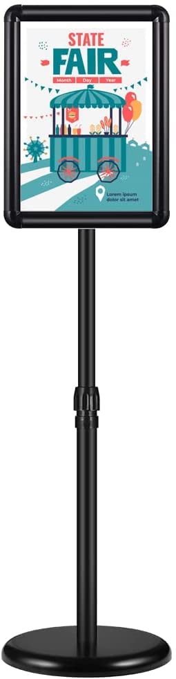 Buy Adjustable Poster Sign Stand, A4 Poster Stand Snap Frame Stand ...