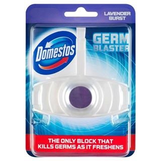 Domestos Germ Blaster Rim Block Lavender 40g : Amazon.co.uk: Grocery