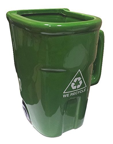 Recycle Bin Mug, Green : Amazon.co.uk: Home & Kitchen
