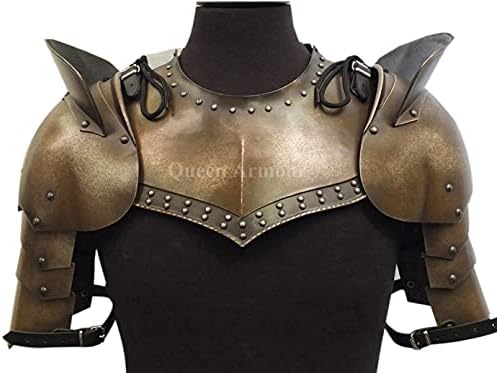 Amazon.com: Queen Armour Medieval Warrior Pauldrons Shoulder Armor ...