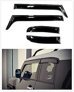 4Pcs Sun Wind Deflectors Vent Visor Side Window Visor Rain Guard Vent ...