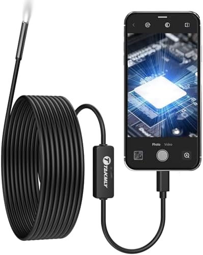 USB Endoscope 3 in 1 Borescope 5.5mm Ultra Thin Waterproof Inspection ...