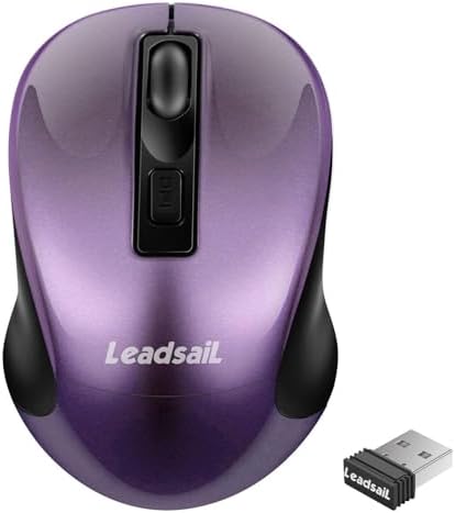 Amazon.com: RaceGT Wireless Mouse, Computer Mouse for Laptop, 2.4G Portable Silent Mouse, Plug ...
