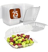 Amazon.com: Mr Miracle Foam Containers 5x5, Disposable Clamshell ...