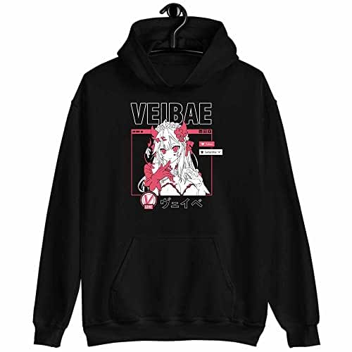 Amazon.com: Veibae Vshojo Merch Veibae VTuber T-Shirt/Hoodie/Longsleeve/Crewneck Sweatshirt ...