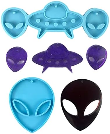 Amazon.com: Alien Silicone Mold SOAP Wax Plaster Resin Clay Mould UFO