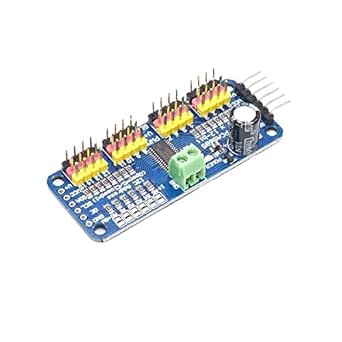 Amazon.com: PCA9685 16-Channel 12-bit PWM/Servo Driver - I2C interface ...