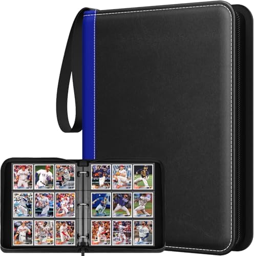 Amazon.com: Card Binder, YYPLIAN 9 Pocket Trading Card Binder, 900 ...