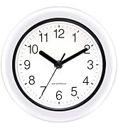 Amazon.com: Caysie 6.5 Inch Sealed Small Indoor Outdoor Clock ...