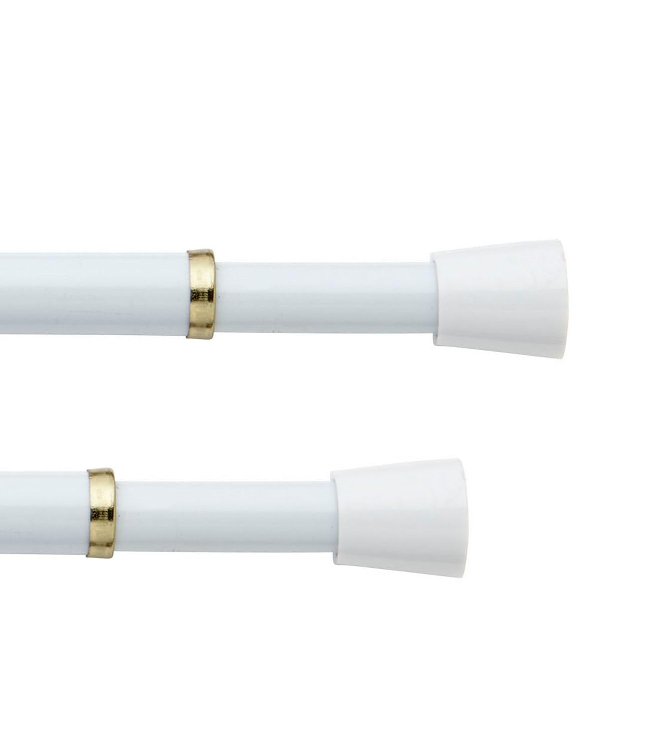 Amazon.com: HOME DECOR GROUP Adjustable 2-PACK Tension Curtain rod 28 ...