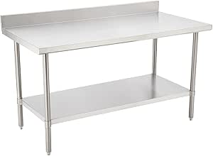 Amazon.com: Restaurantware Kitchen Tek 30 x 60 Inch Stainless Steel ...