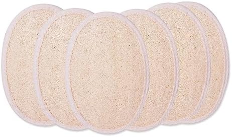 Amazon.com: Natural Loofah Sponge, Exfoliating Body Scrubbers (2 Pack ...