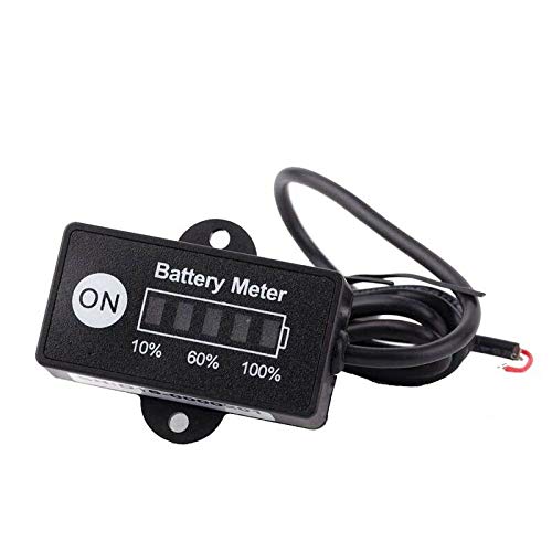 PRAV® 2X(LED Digital Battery Status Charge Indicator Monitor Battery ...