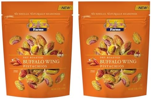 Amazon.com : Setton Farms Pistachios, Buffalo Wing Flavored Pistachios ...