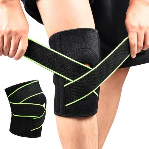 Vesaneae Genouillère,Attelle de Genou Réglable,Genouillère Ligamentaire ...