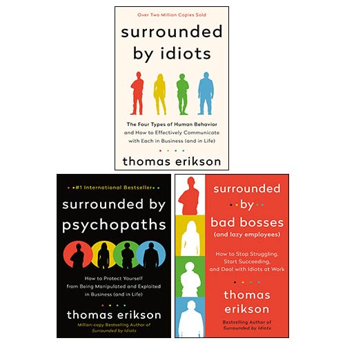Thomas Erikson 3 Books Collection Set(Surrounded by Idiots, Surrounded ...