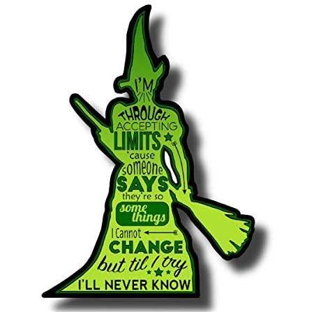 Amazon.com: "Elphaba" Stickers - Set of 10 Coloring Broadway Stickers ...