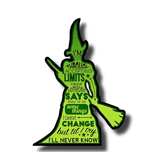 "Elphaba" Stickers - Set of 5 Coloring Broadway Stickers Inspired by ...