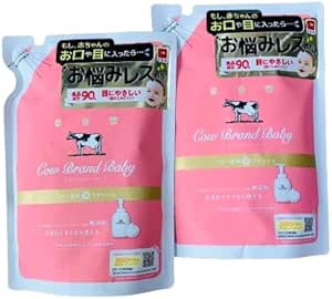 Amazon.co.jp: 【セット買い】 カウブランド ベビー 全身泡ウォッシュ 詰替用 350mL 2個セット + cow mountainオリジナルカード付 : ドラッグストア