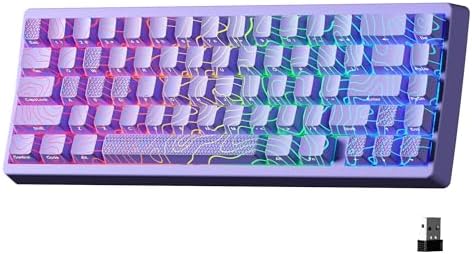 Amazon.com: Womier 75% Keyboard with QMK/VIA, WD75 Wood Gaming Keyboard ...