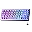 Amazon.com: HITIME x XVX M67 60% Percent Keyboard Wireless, QMK/VIA ...