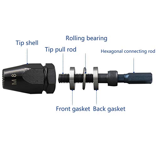 Portable Hand Tool AM10-M12 Pneumatic Rivet Nut Gun, Pneumatic Rivet ...