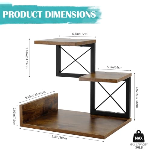 Snapklik.com : Jolitac Wood Desktop Shelf, Desktop Organizer Office ...