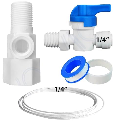 Devansh Water Purifier Plastic Inlet Valve/Connector, 1/4" (6mm) Push ...