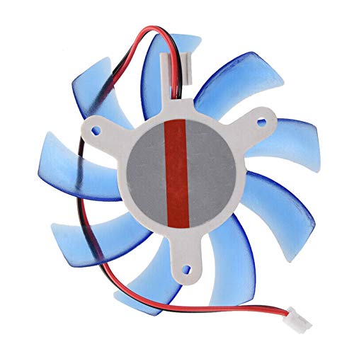 Generic 2X(PC VGA Display Video Card Heatsink Cooler Cooling Fan Blue ...