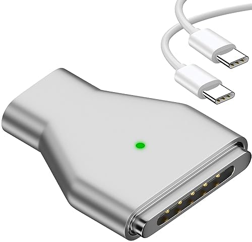 Amazon.co.jp: USB Type C Magsafe3 140W Power Adapter Magnetic Charging T-Tip Compatible Mac ...