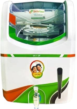 Doctor Fresh UV + UF 10 L UV + UF Water Purifier White & Green : Amazon ...