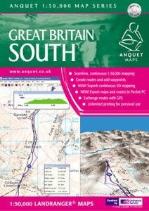 Great Britain: South (Anquet Maps): Amazon.co.uk: 9780954321666: Books
