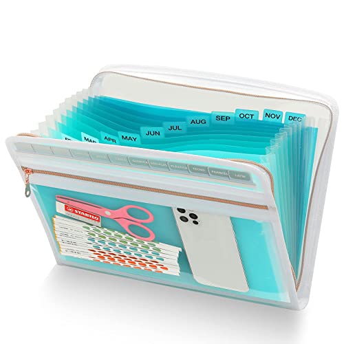 Snapklik.com : 13 Pocket Expanding File Folder Organizer, Accordion ...