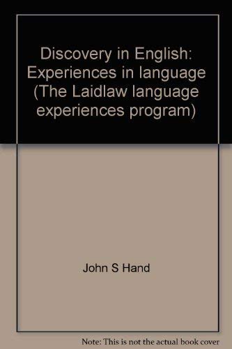 Discovery in English: Experiences in language (The Laidlaw language ...