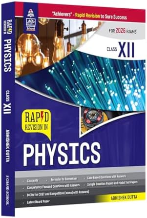 Rapid Revision Physics Class 12th for CBSE Exam 2026 - Latest Syllabus ...