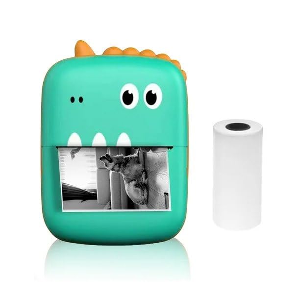 MANVI Mini Pocket Printer for Kids, Portable Thermal Printer for Photos ...