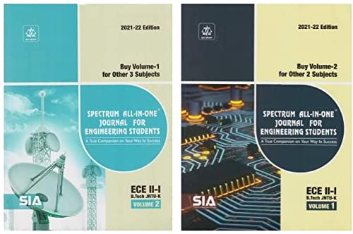 B.Tech II-Year I-Sem (ECE) Set of 2 Volumes Spectrum ALL-IN-ONE Journal ...