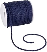 Amazon.com: PH PandaHall 5mm 18 Yards Twisted Gold Rope Nylon Cord Trim ...
