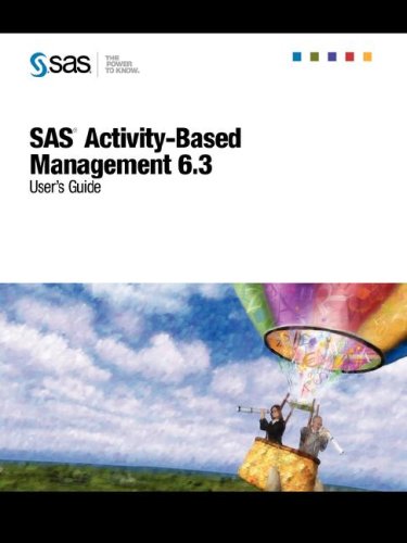 Buy Sas Activity-based Management 6.3 User's Guide Book Online at Low ...