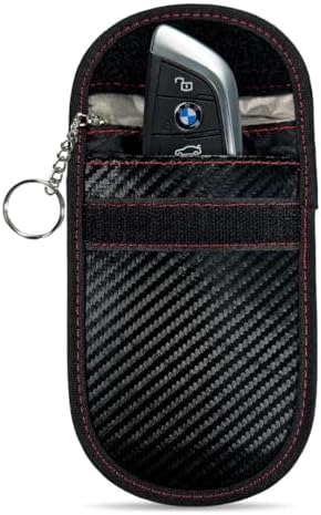 Veroyi Car Key Signal Blocker Pouch, Faraday Bag for Car Key RFID ...