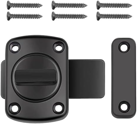 Door Lock Bathroom Latch Rotate Bolt Gate Latch Stainless Steel Toilet ...
